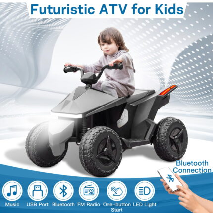 Tesla-Inspired Fun: What Makes the Cyberquad ATV Perfect for Kids ...
