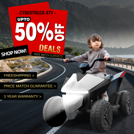 Cybertruck-Style Kids ATV: Safe, Powerful & Seriously Fun - Toys-Porter