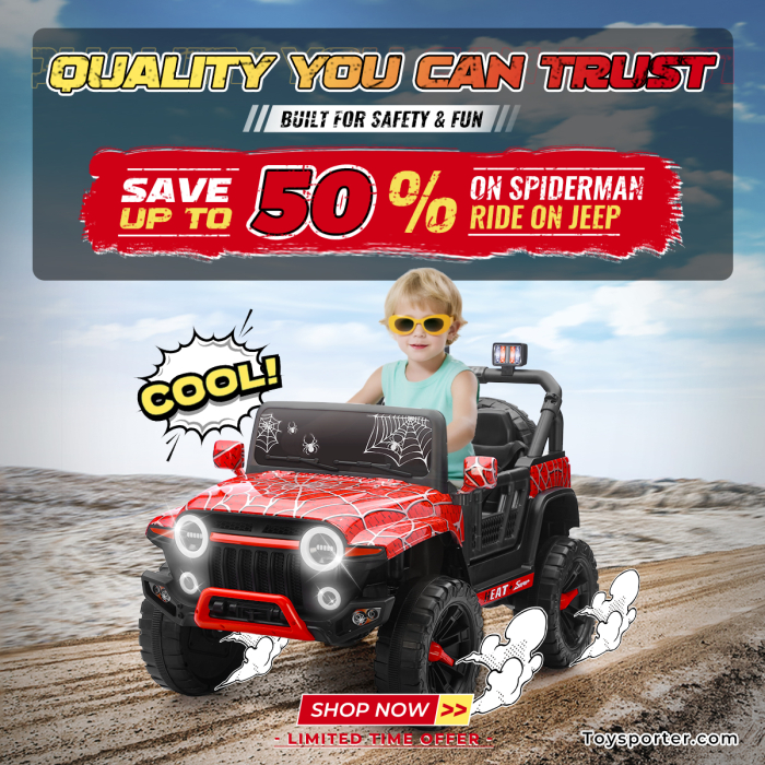 Spider-Man Power Wheels: The Ultimate Superhero Ride-On Toy – Toys-Porter