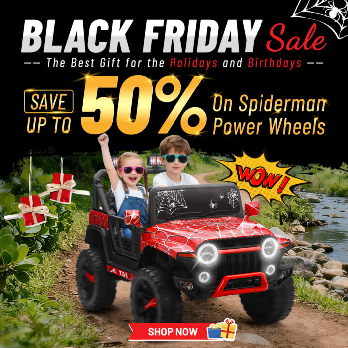 Black Friday Deal on SpiderMan Power Wheels: The Ultimate Superhero ...